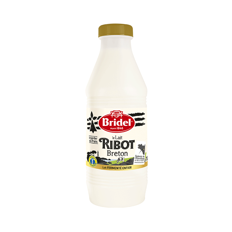 Lait Ribot Entier Fermenté | Bouteille 1L | Lactalis Foodservice
