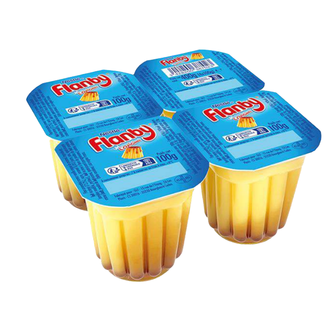 Flanby Vanille Nappé Caramel | Pot 100gr | Lactalis Foodservice