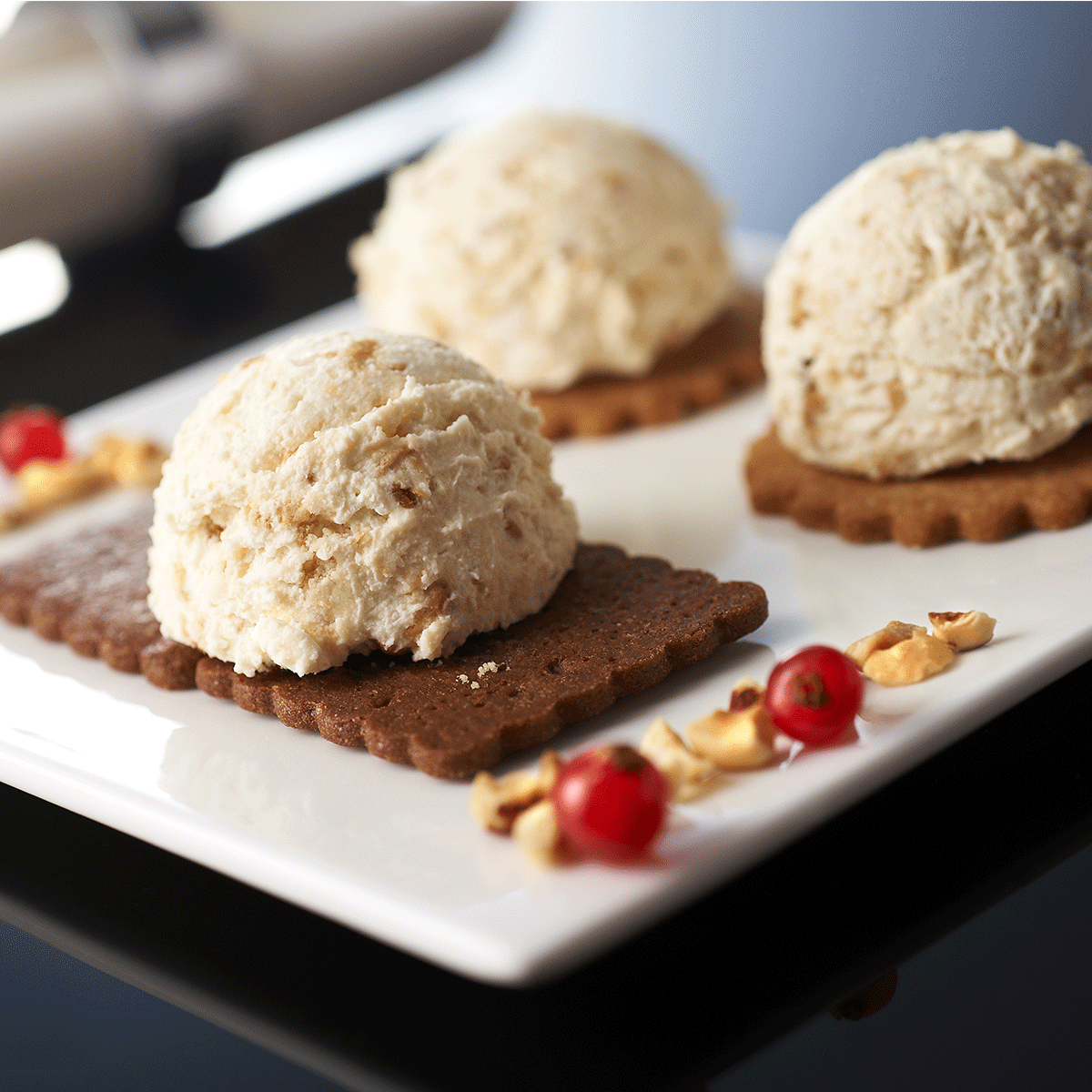 Recette - Glace au petit beurre | Lactalis Foodservice