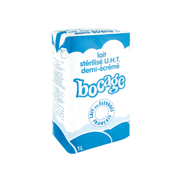Lait Demi-Écrémé UHT Lait de France | Brique 1L | Lactalis Foodservice