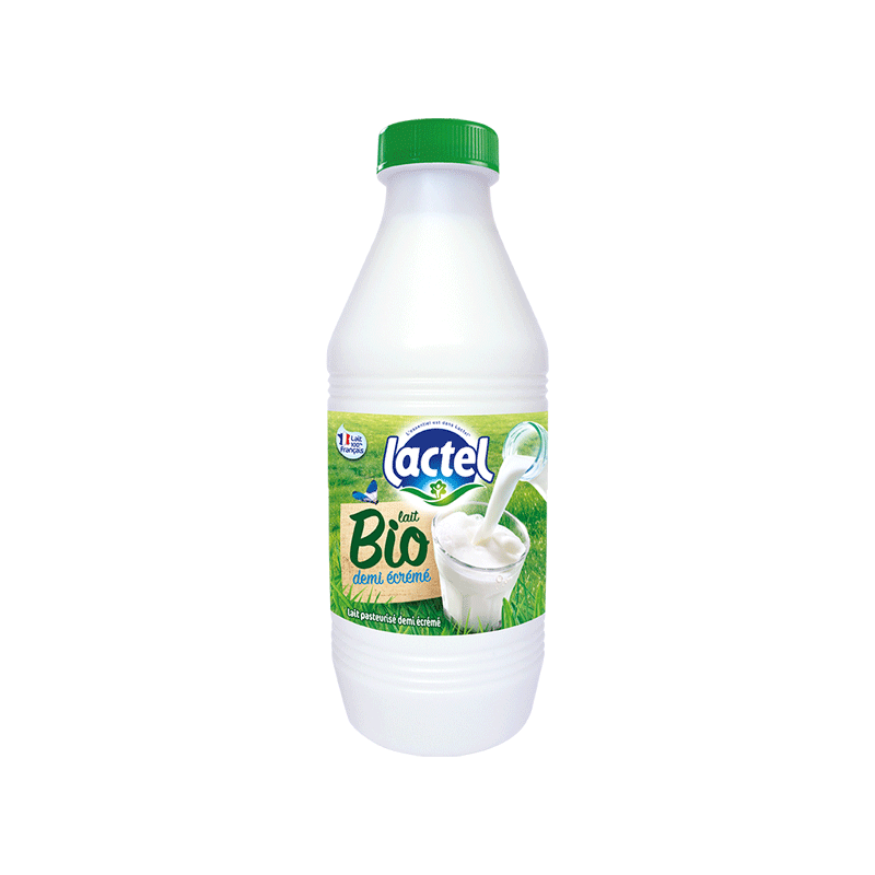 Lait Écrémé BIO UHT | Bouteille 1L | Lactalis Foodservice