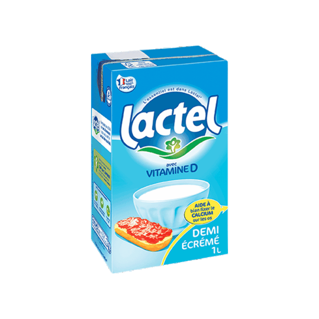 Lait Demi-Écrémé UHT Lait de France | Brique 1L | Lactalis Foodservice