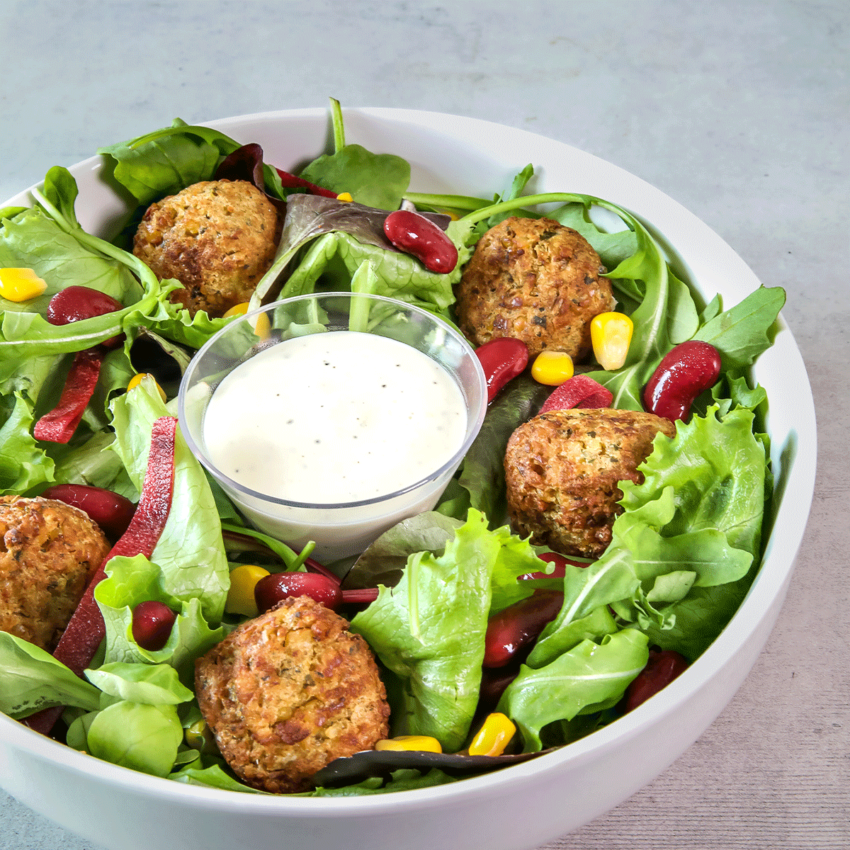 Recette - Salade de Falafel | Lactalis Foodservice