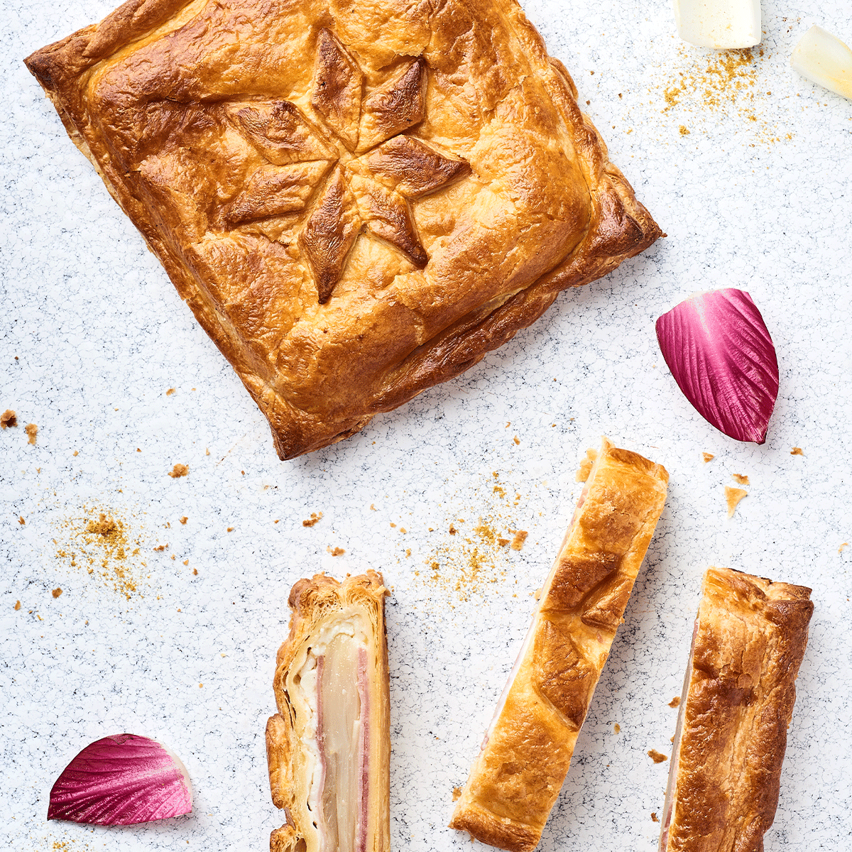 Recette - Tourte d'Endives au Jambon et Saint Nectaire | Lactalis ...