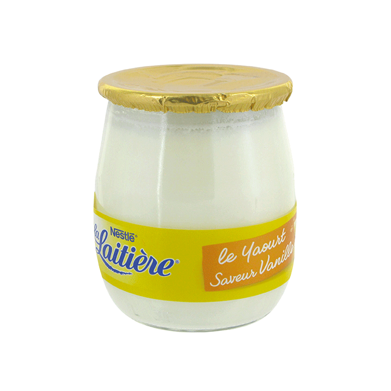 La Laitière Yaourt à la Vanille | Pot 125gr | Lactalis Foodservice
