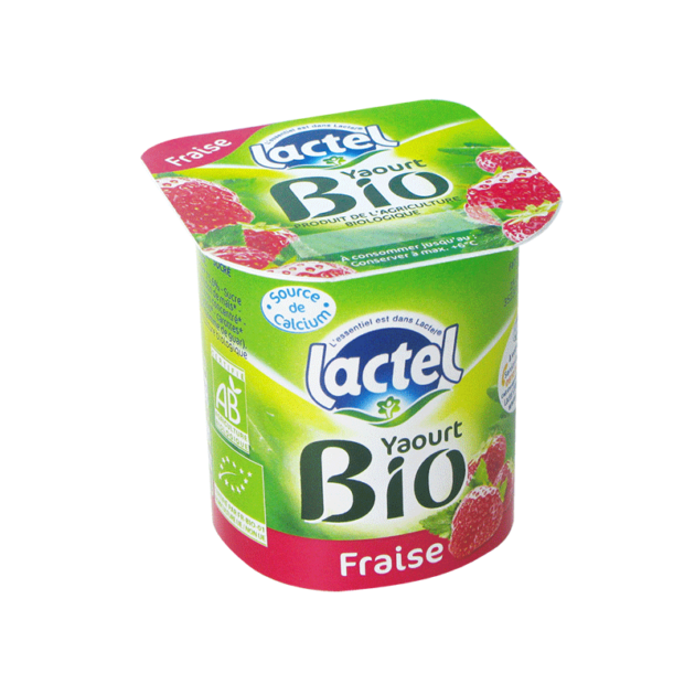 Yaourt à la Fraise BIO | Pot 125gr | Lactalis Foodservice