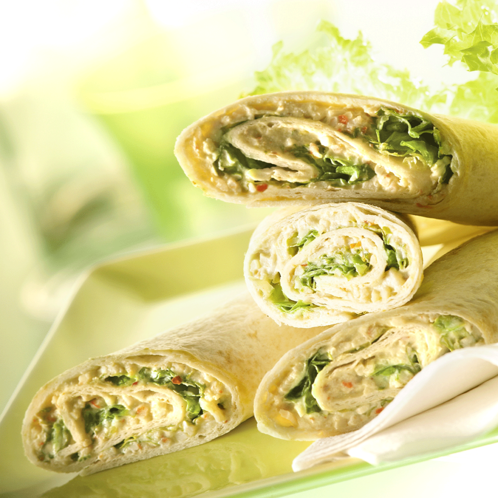Recette - Wrap de Ricotta et Guacamole | Lactalis Foodservice
