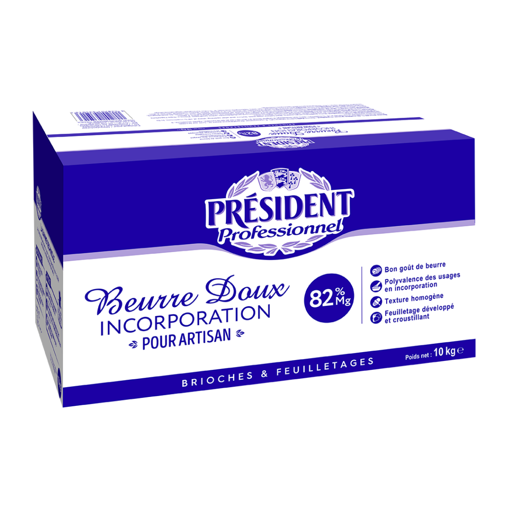 Beurre Doux 82% MG | Motte 10kg | Lactalis Foodservice