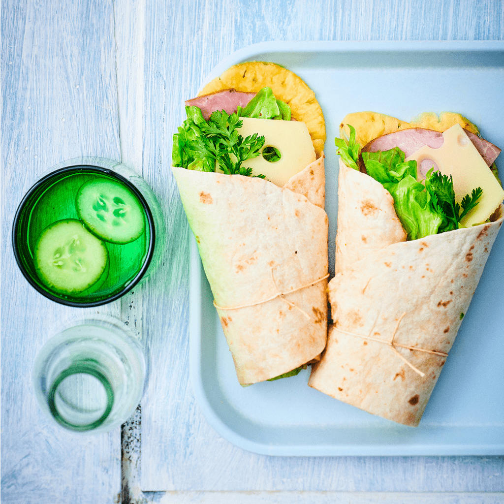 Recette - Wrap Hawaïen | Lactalis Foodservice