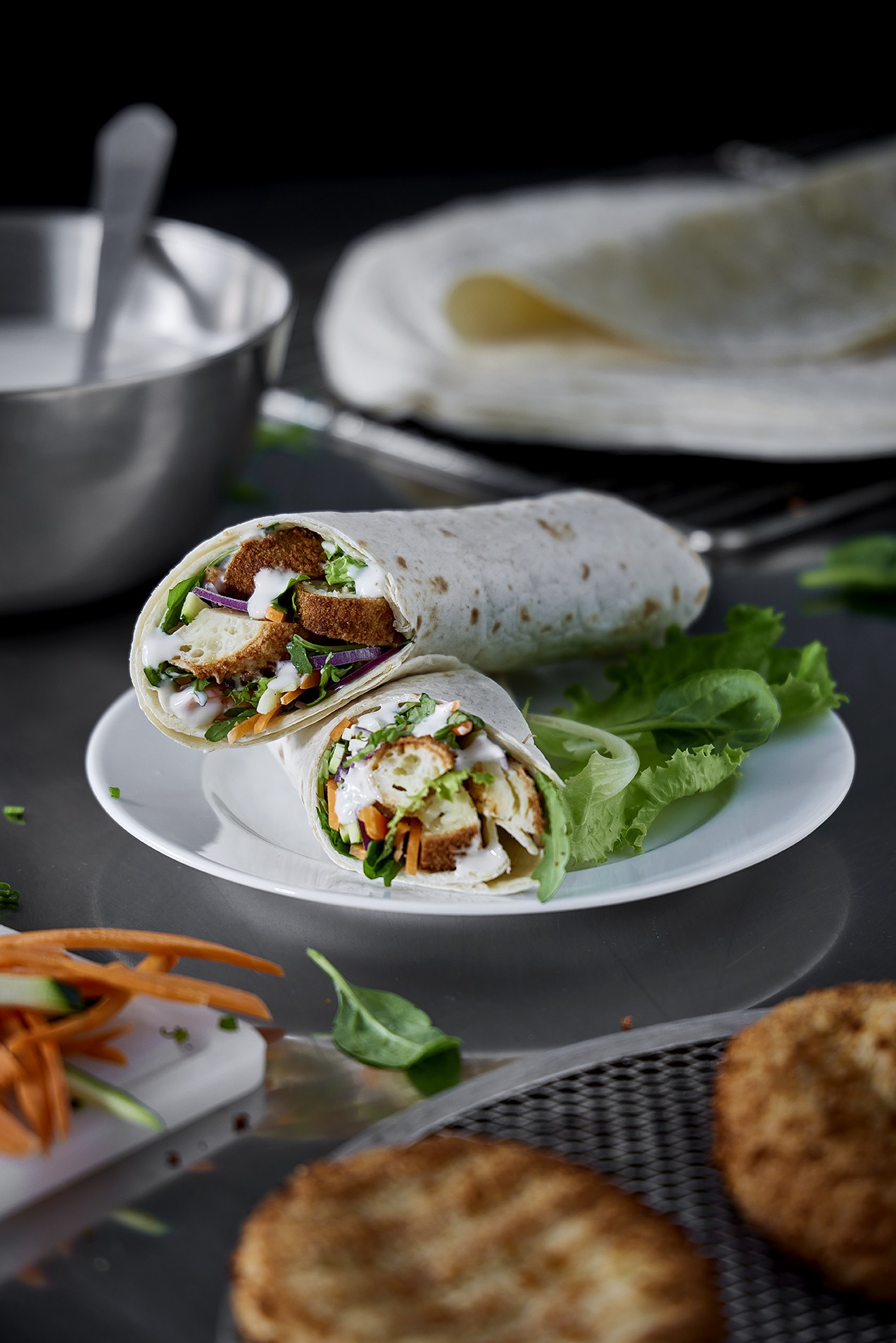 Recette - Wrap au Crousti’ Fromage | Lactalis Foodservice