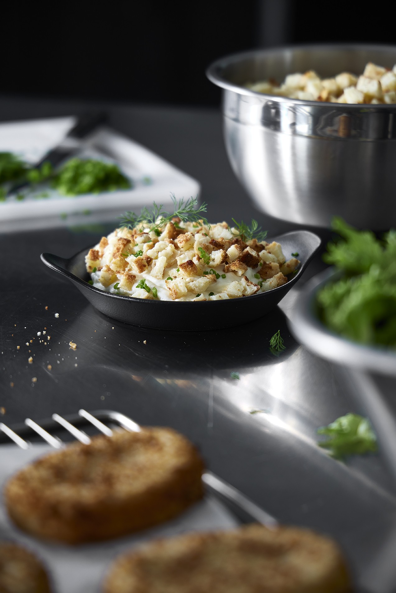 Recette - Brandade au Crousti’ Fromage | Lactalis Foodservice