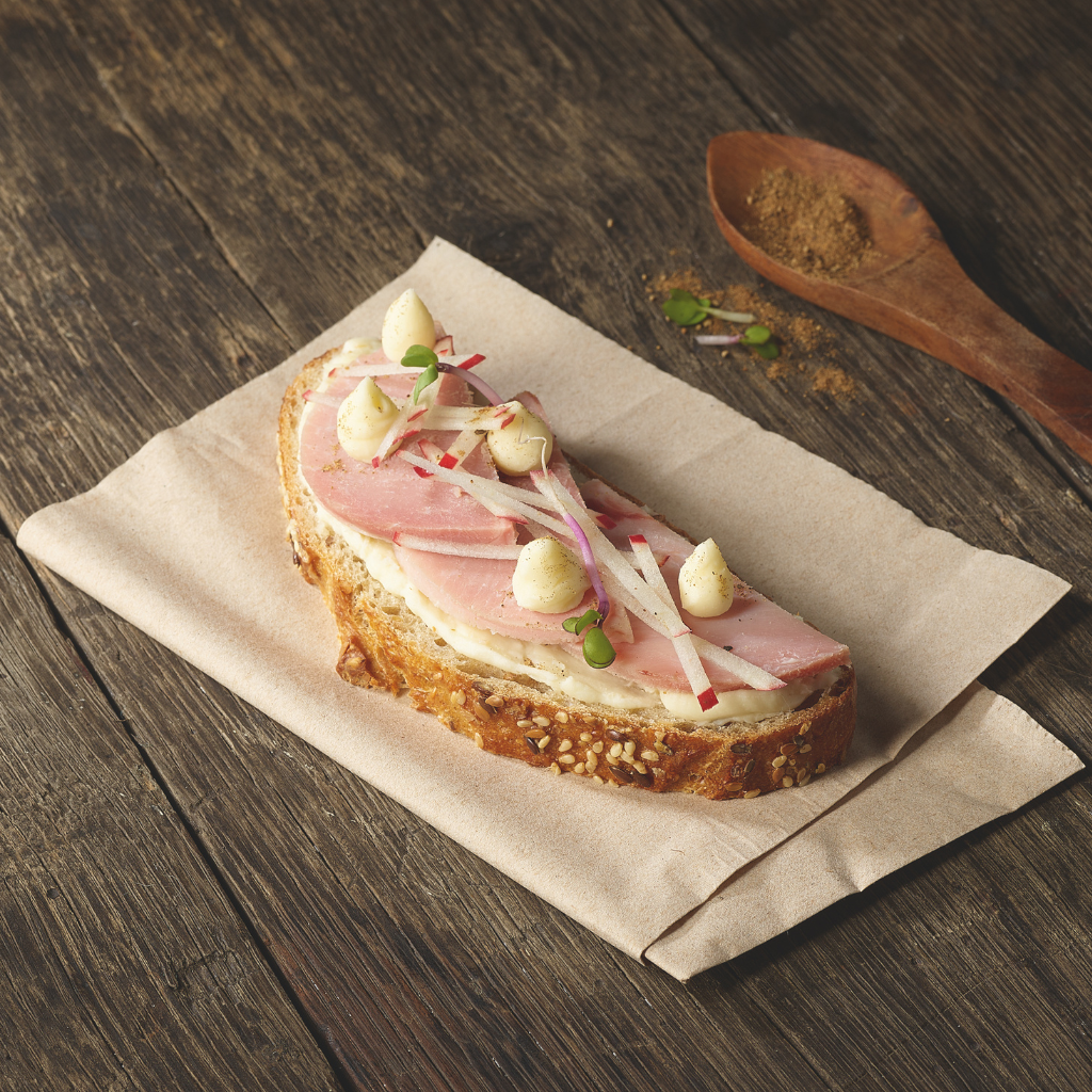 Recette - La tartine normande | Lactalis Foodservice